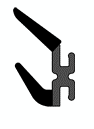 Kawneer Aluminum Storefront Door Stop Fixed Gasket