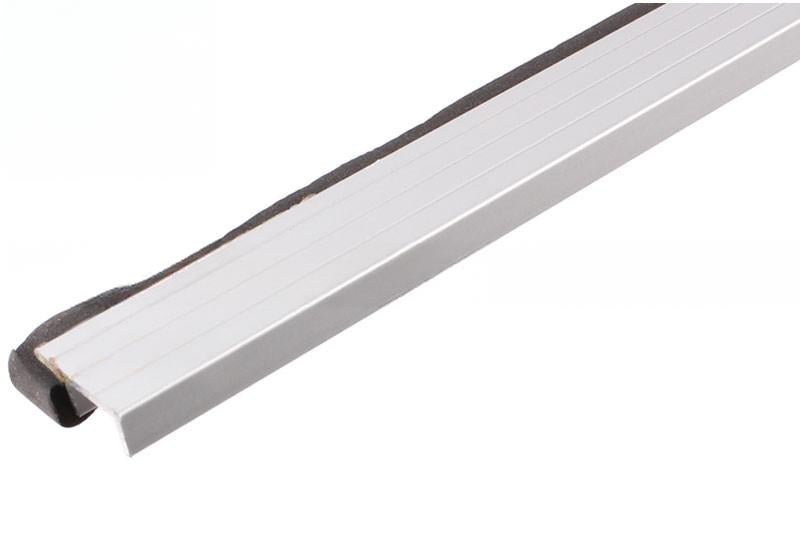 7’ Aluminum Door Jamb Weatherstripping - Heavy-Duty Seal