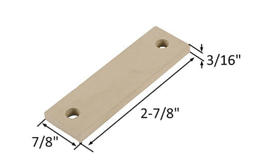 Beige Window Shims - Durable Leveling Tool for Installations