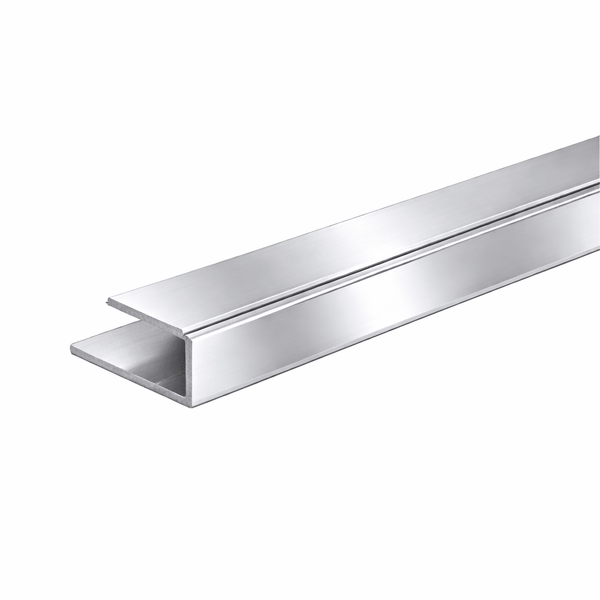 Chrome J-Bar Top Mirror Mounting Channel - Durable Hardware