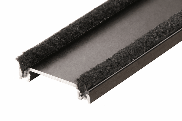 Bronze Anodized Astragal - 96" Adjustable Door Weatherstrip