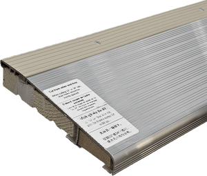 Entry Door 7-1/4" Inswing Aluminum Tan Vinyl Top Sill System - 36" Rep