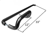 Kawneer Black 33" Push & 12" Pull Handle - Door Hardware Set
