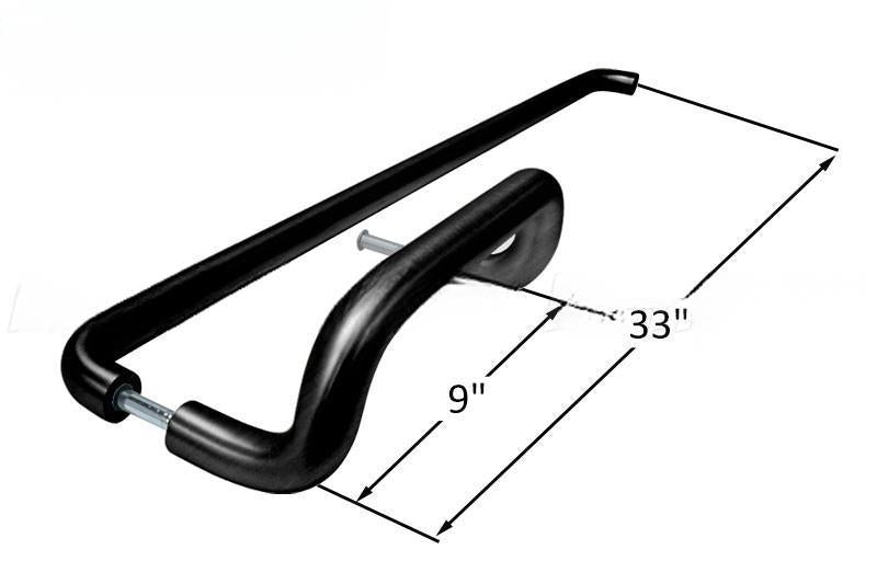 Kawneer Push Pull Handle – Black Aluminum Commercial Set