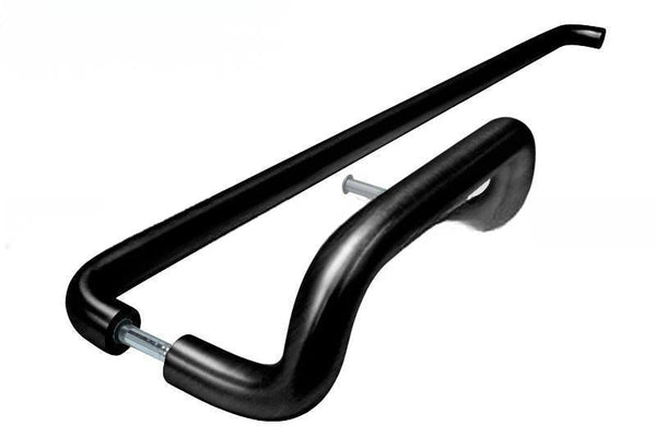 Kawneer Push Pull Handle – Black Aluminum Commercial Set