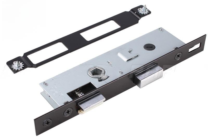 Larson Black Mortise Latch for Screen & Storm Doors
