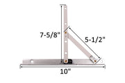 Roto Hardware 10" Casement Awning Window Replacement Hinge