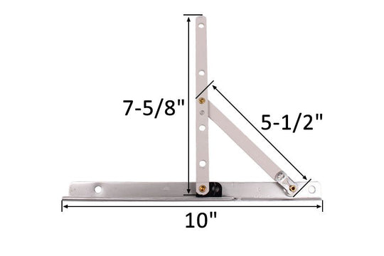 Roto Hardware 10" Casement Awning Window Replacement Hinge