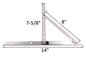 Roto 14 Casement Window Hinge - Track Style Replacement