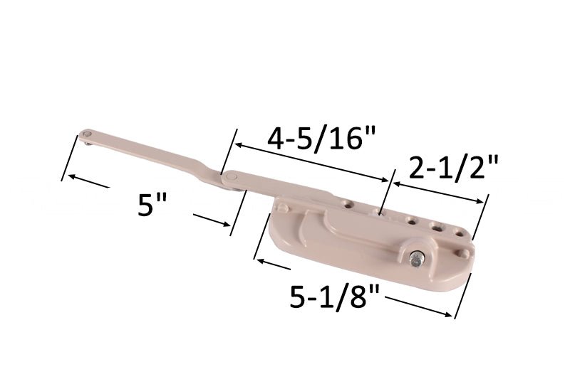 Roto Hardware 5" Split Arm Right Casement Window Operator