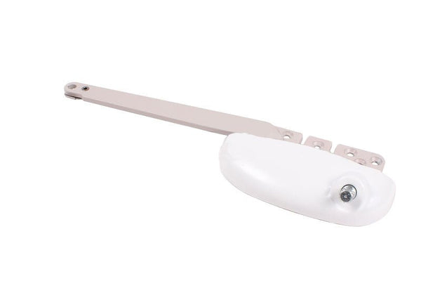 Roto Hardware 7-1/2" White Left Hand Window Operator