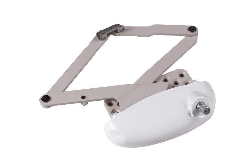 Roto White Awning Window Operator - 8-3/8" Arm Hardware