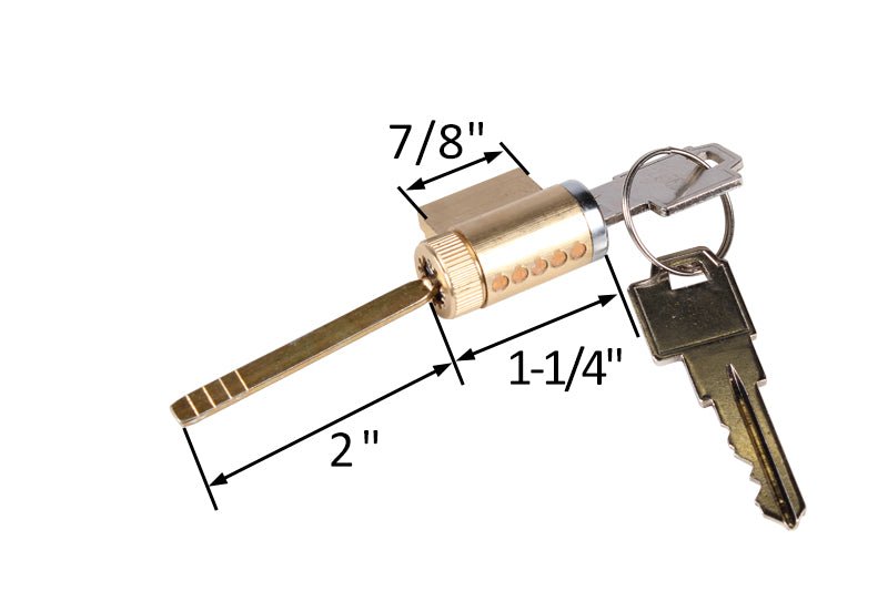1-1/4" Cylinder Lock – Roto Patio Door Hardware Replacement