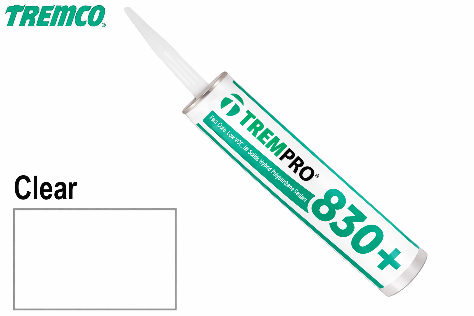 Tremco 830 Clear Sealant for High-Performance Sealing