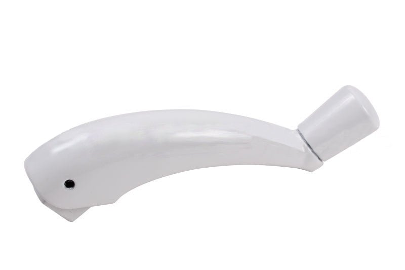 White Folding Crank Handle - Roto Casement Window Hardware