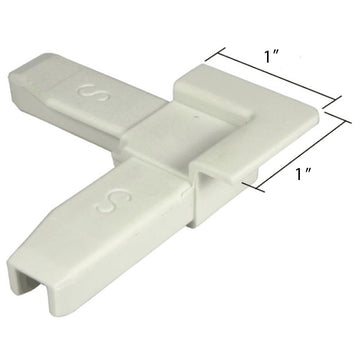 Screen Corners - 3/8 Inch Casement Lip Plastic Connectors