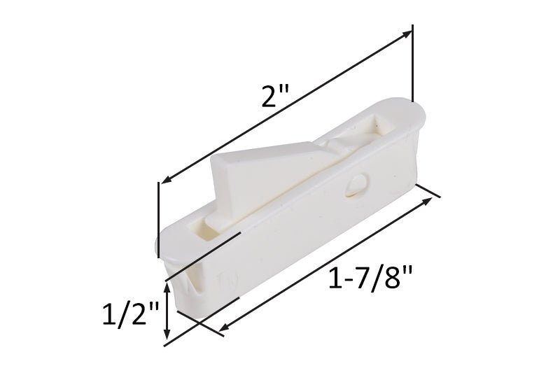 Residential Sliding Window Hardware - White Vent Latch Lock
