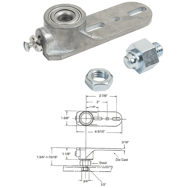 Dorma Commercial Door Bottom Center Hung Pivot Component