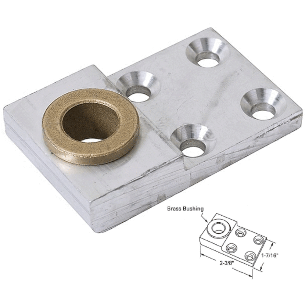 Kawneer Aluminum Storefront Door Bottom Pivot for Stability