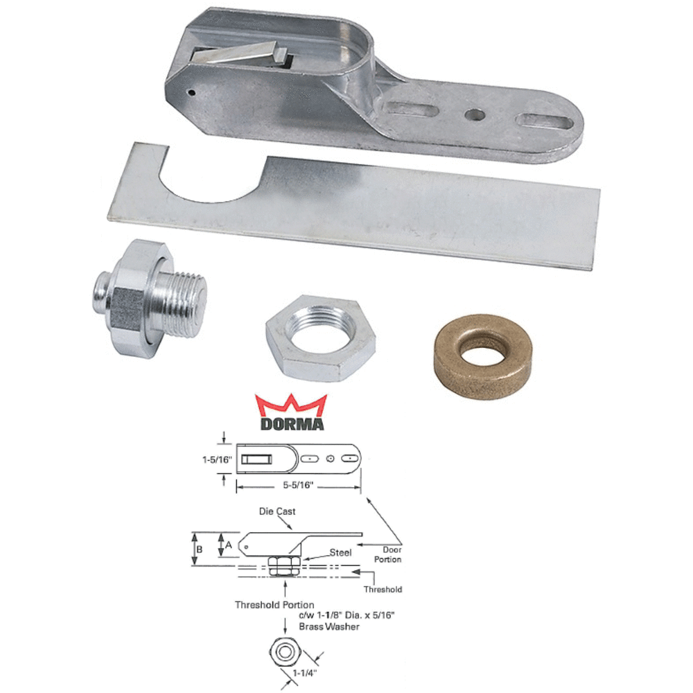 Dorma Center Hung Bottom Door Pivot for Commercial Use