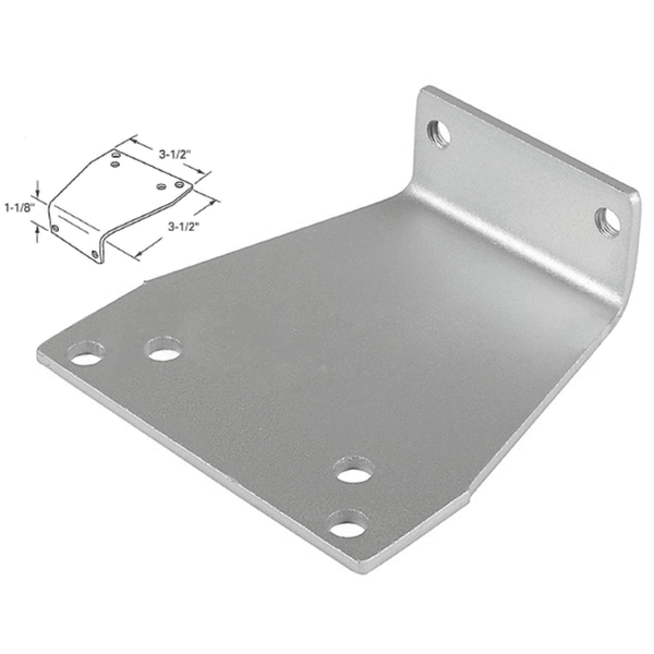 Dorma 644 Heavy-Duty Aluminum Door Parallel Arm Bracket | Reflect ...