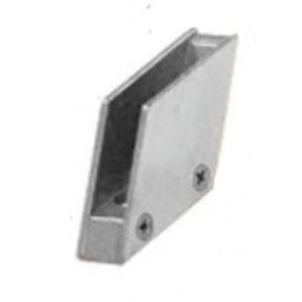 128 Degree Slant Glass Clamp for Stair Railings - Type C