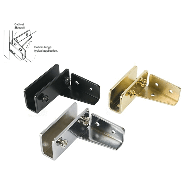 Recess Mount Glass Door Hinges for Elegant Cabinetry