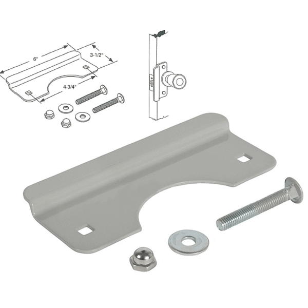 Heavy-Duty Security Latch Shield for Outswinging Doors | Reflect Window ...