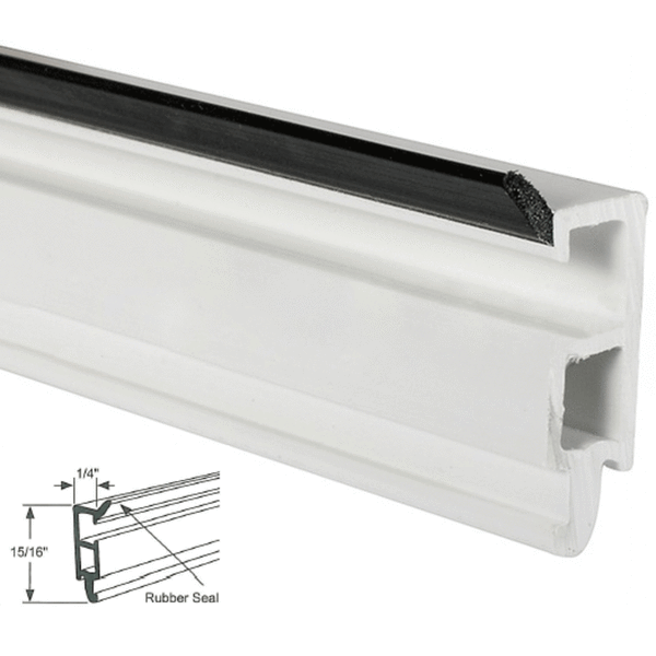 Window Glass Stop – Durable PVC 15/16" | Residential Fit