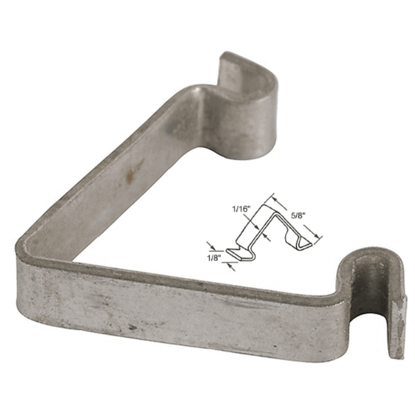 Sash Corner Clip 5/8 Height - .130 Width - .025 Thick