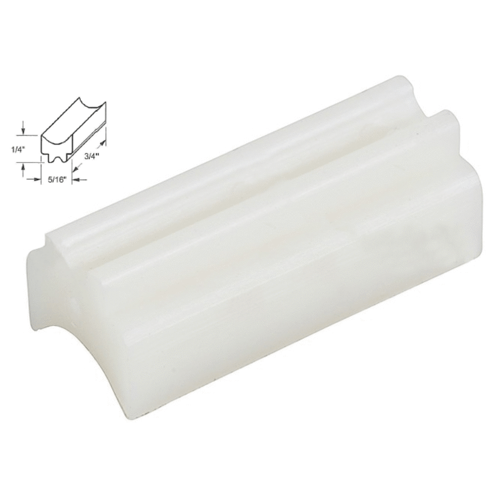 Sliding Window Glide – White 5/16" Durable Replacement