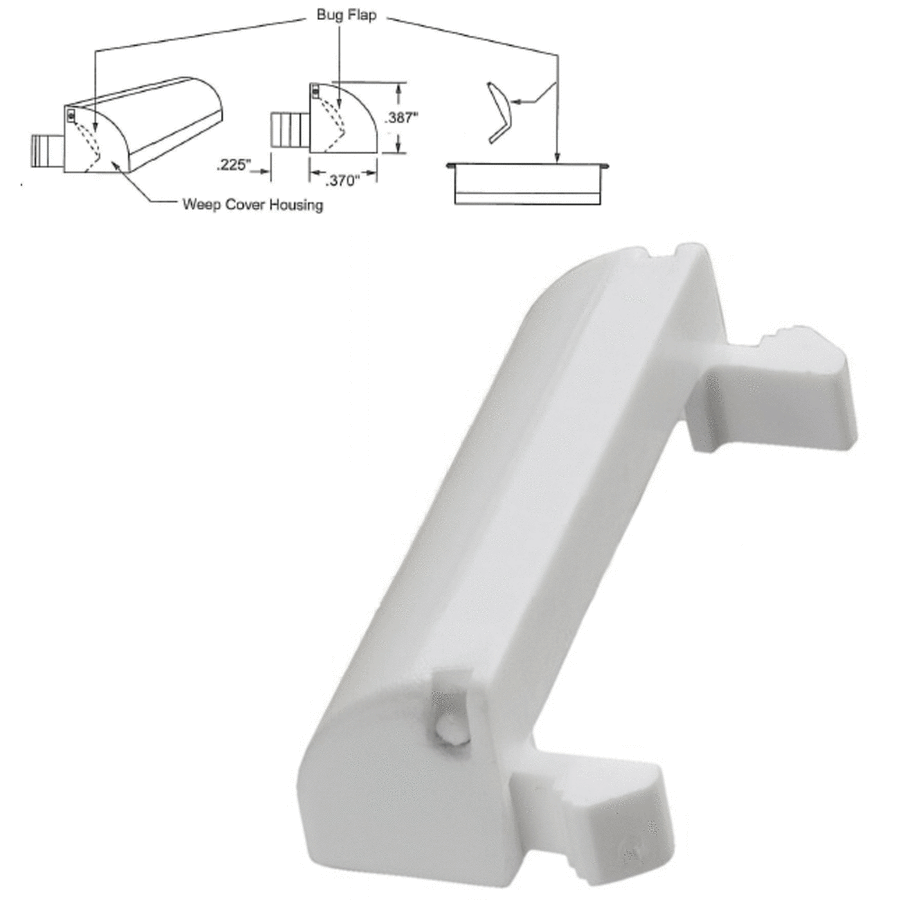 Sliding Window Two Piece Weep Hole Cover | Reflect Window & Door