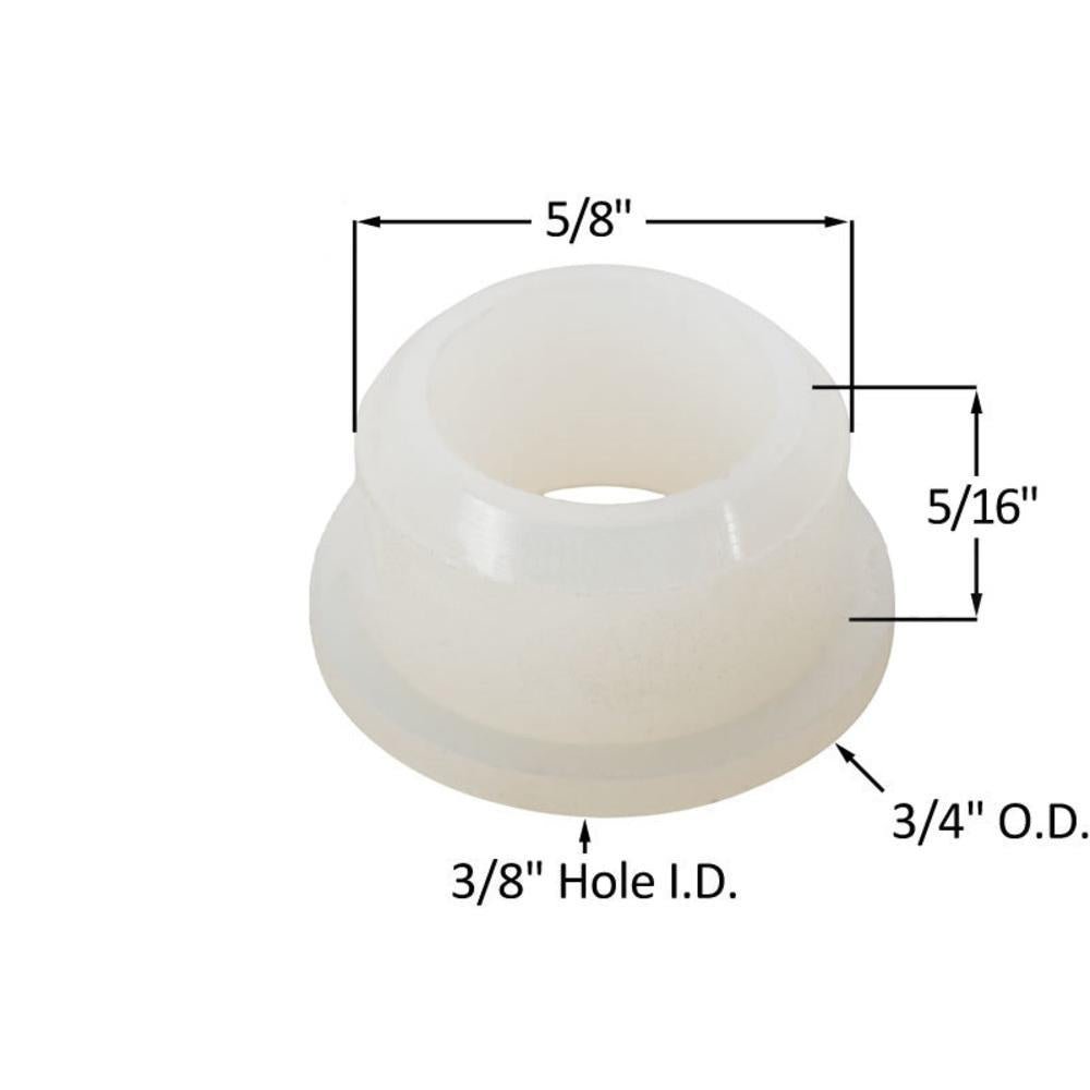 5/8" Nylon Pivot Bushing for Closet & Wardrobe Doors - Durable ...