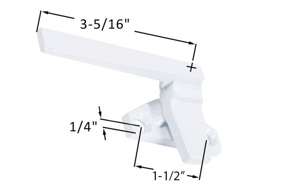 Truth Hardware Trimline Left Hand Cam Handle Lock - Bri