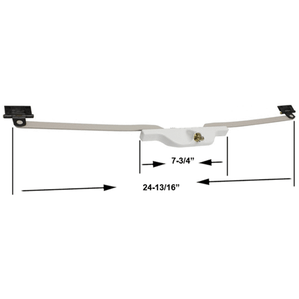 Truth Hardware 24" White Rear Mount Pivot Shoe Awning Window Operator ...