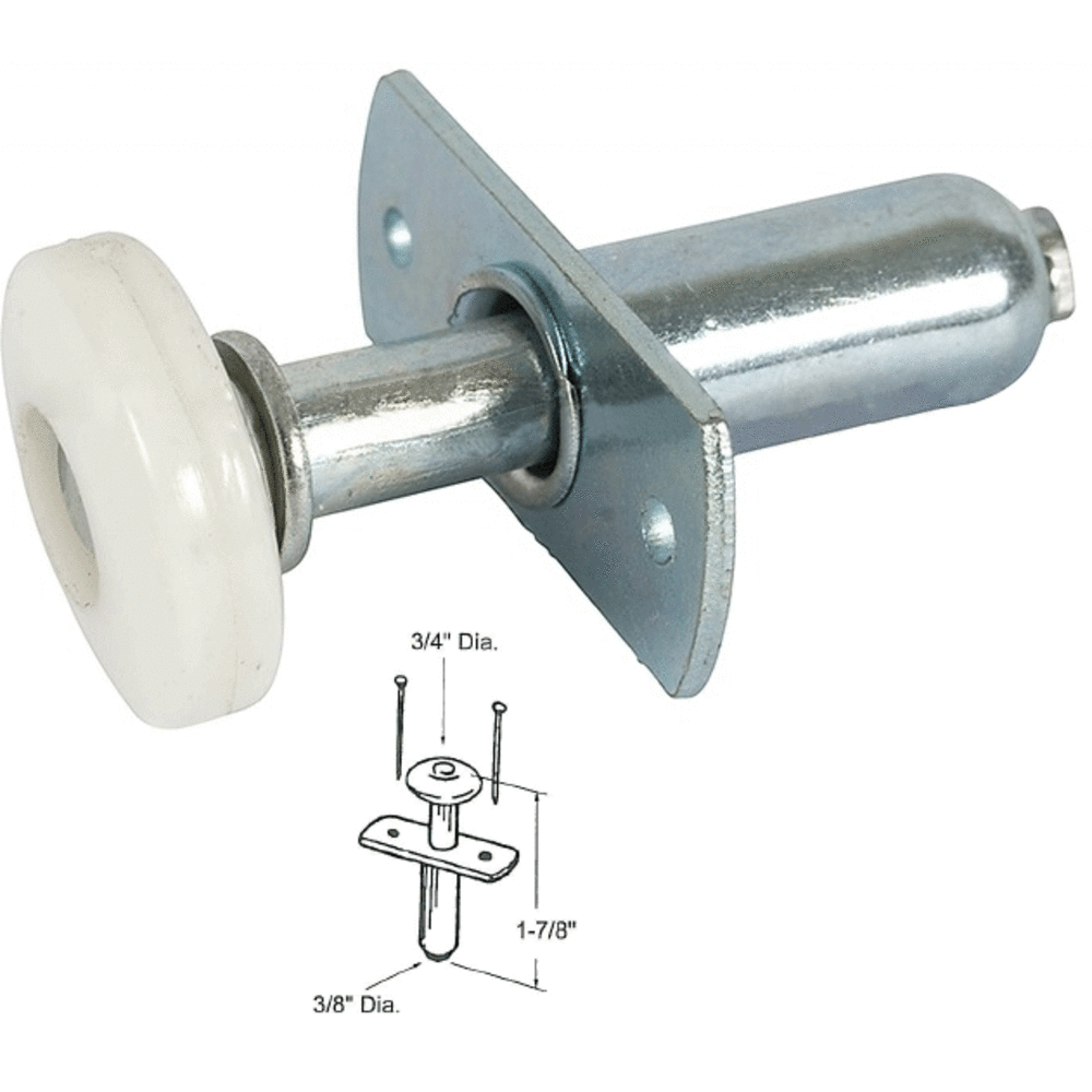 Closet & Wardrobe Door 3/4" Nylon Guide Roller - Durable Replacement ...