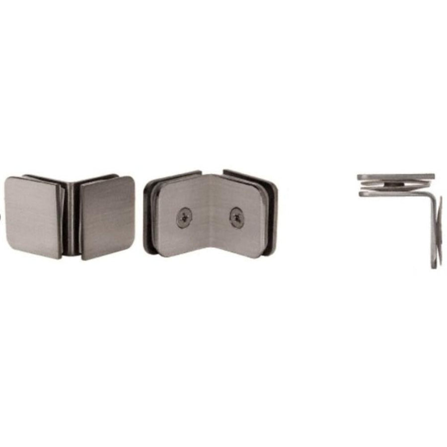 90 Degree Junior Traditional Style Glass Clamp for 1/4