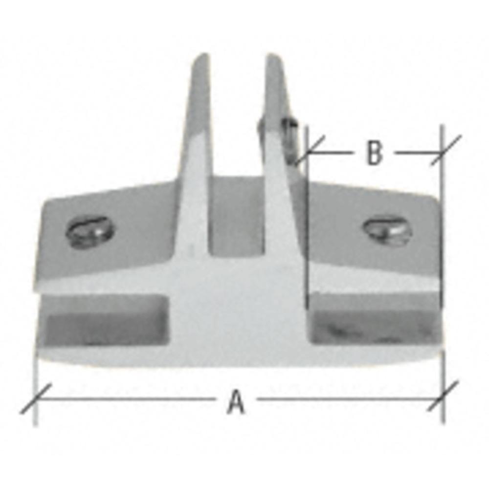 Anodized 3-Way "T" Connector for 3/8" Glass - Stylish & Durable