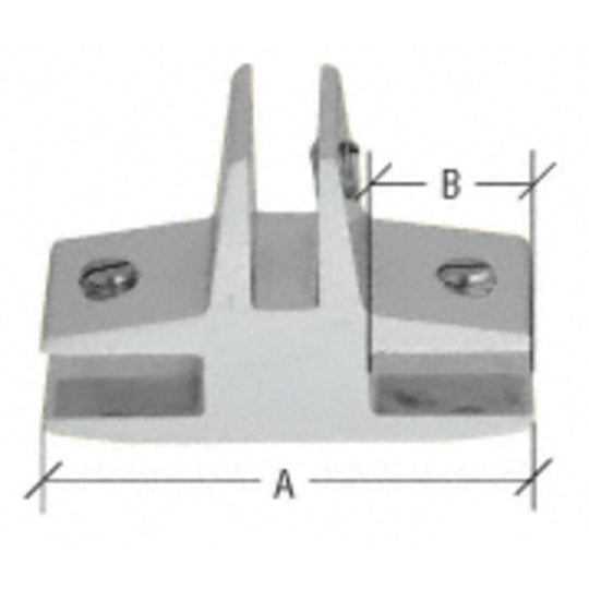 Anodized 3-Way "T" Connector for 3/8" Glass - Stylish & Durable