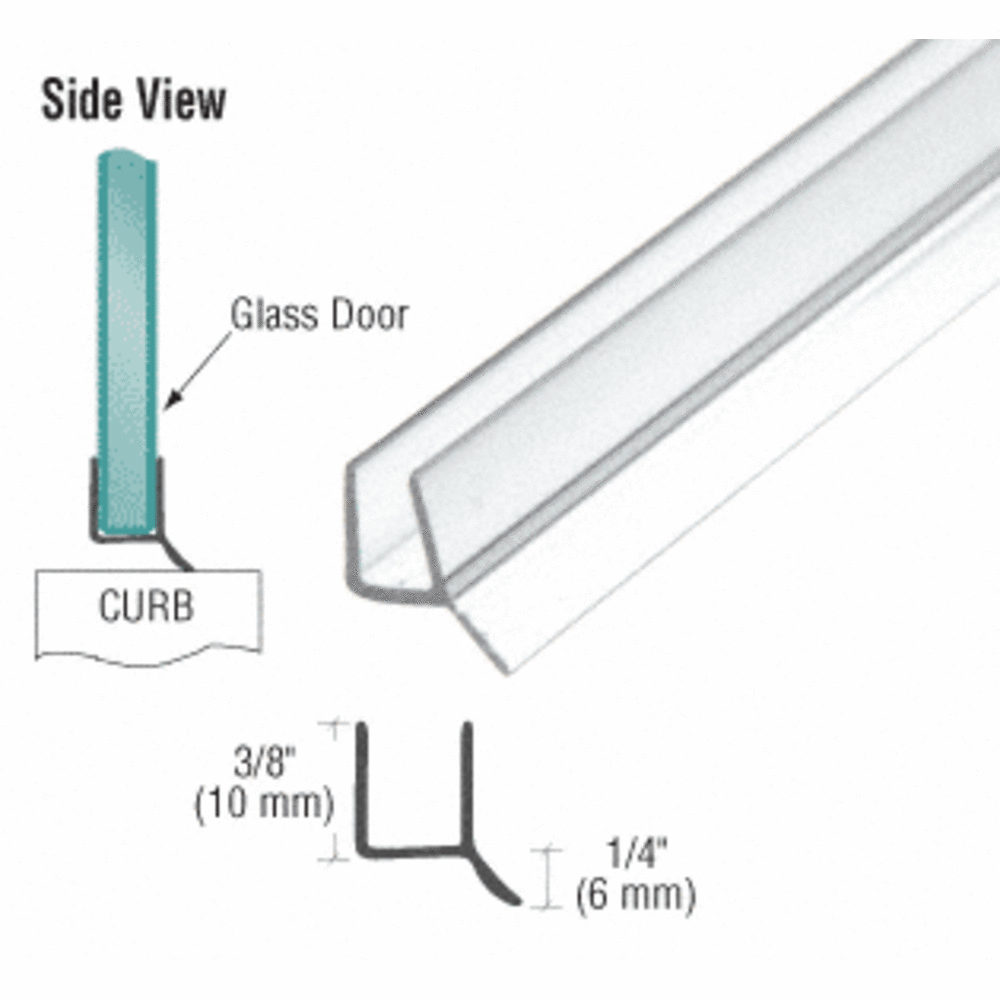 Shower Door PVC Seal – Dual Durometer | 95" Replacement