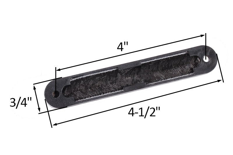 Black Brush Seal Retainer for Casement & Awning Windows