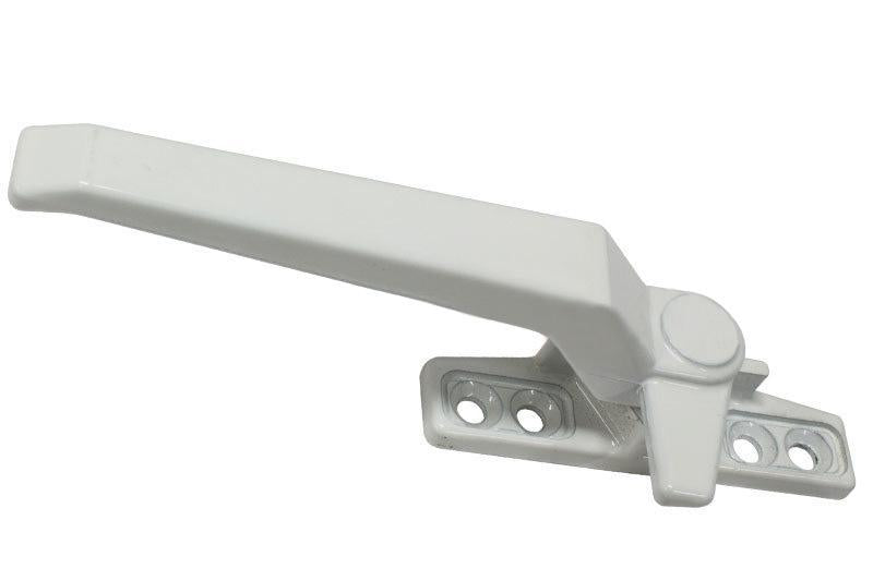 Left Hand Casement Window Locking Handle - White Finish