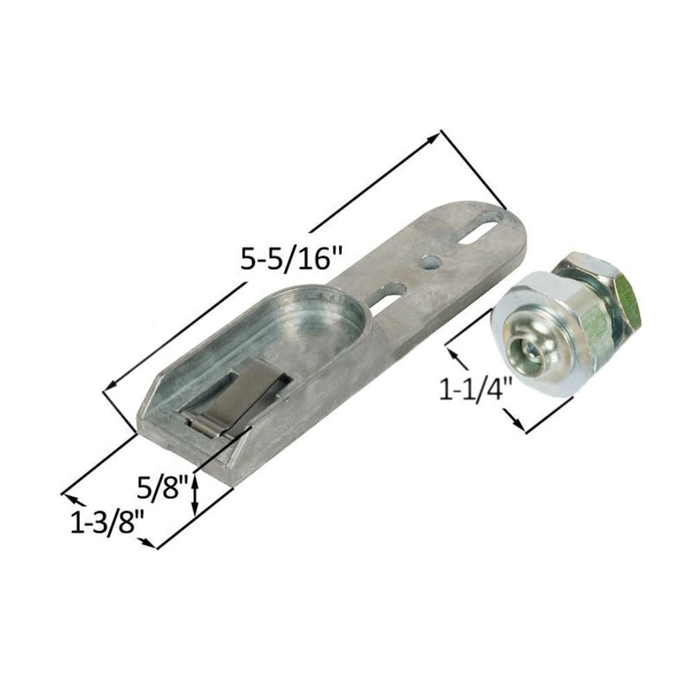 Commercial Door Bottom Center Hung Pivot Set - Durable Hardware