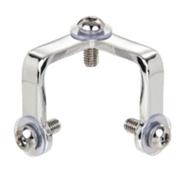 Deluxe 3-Way Glass Corner Connector for Stylish Displays