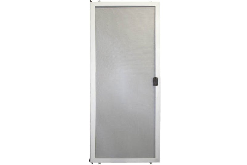 DIY White Sliding Screen Door Replacement Kit 28-1/8"-37-3/4"