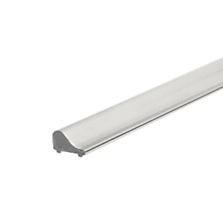 Frameless Shower Door Tapered Threshold - Polished Chrome Strip