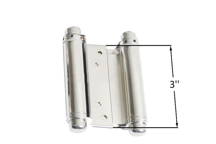 Heavy-Duty Double Action Door Hinge - 3 Inch Flange Height