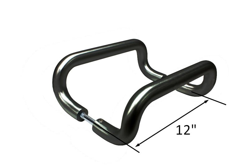 Kawneer 12 Inch Black Commercial Door Pull Handle - Durable