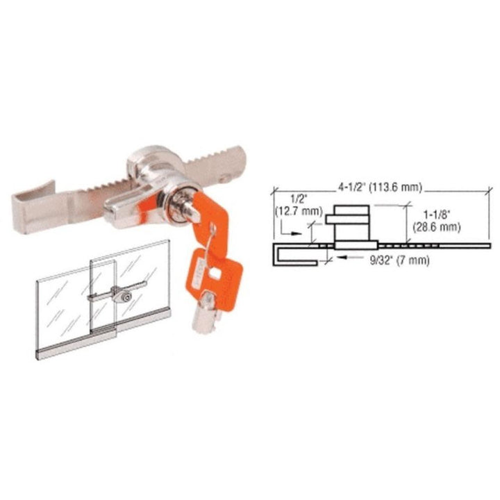 Keymatic Sliding Glass Showcase Door Lock - Durable Hardware