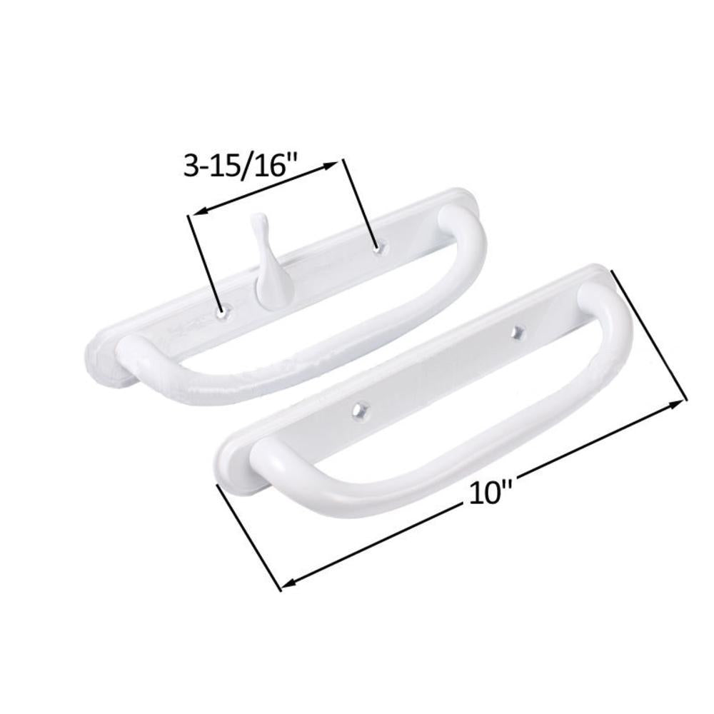 Truth Window & Door Hardware - Olympus White Handle Set